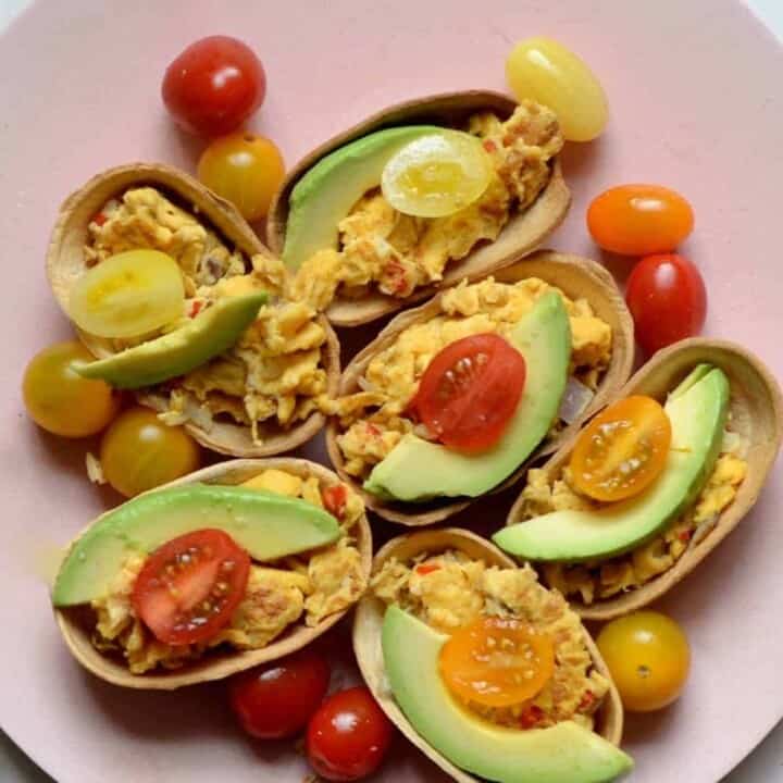 Mini Breakfast Tacos (Vegetarian OR Vegan) - Alphafoodie