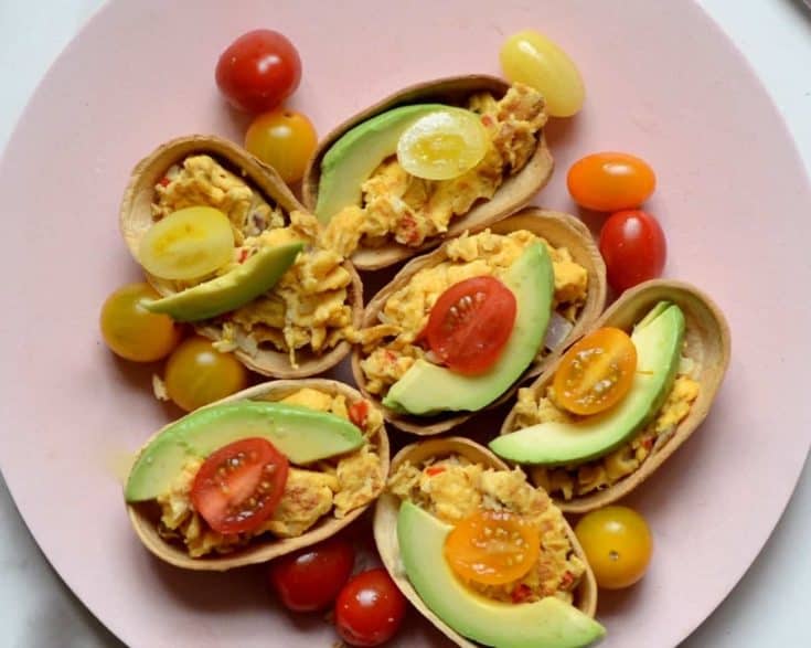 Mini Breakfast Tacos (Vegetarian OR Vegan) - Alphafoodie