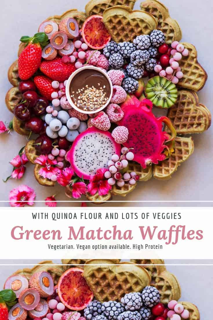 Matcha Green Tea High-Protein Waffles - Alphafoodie