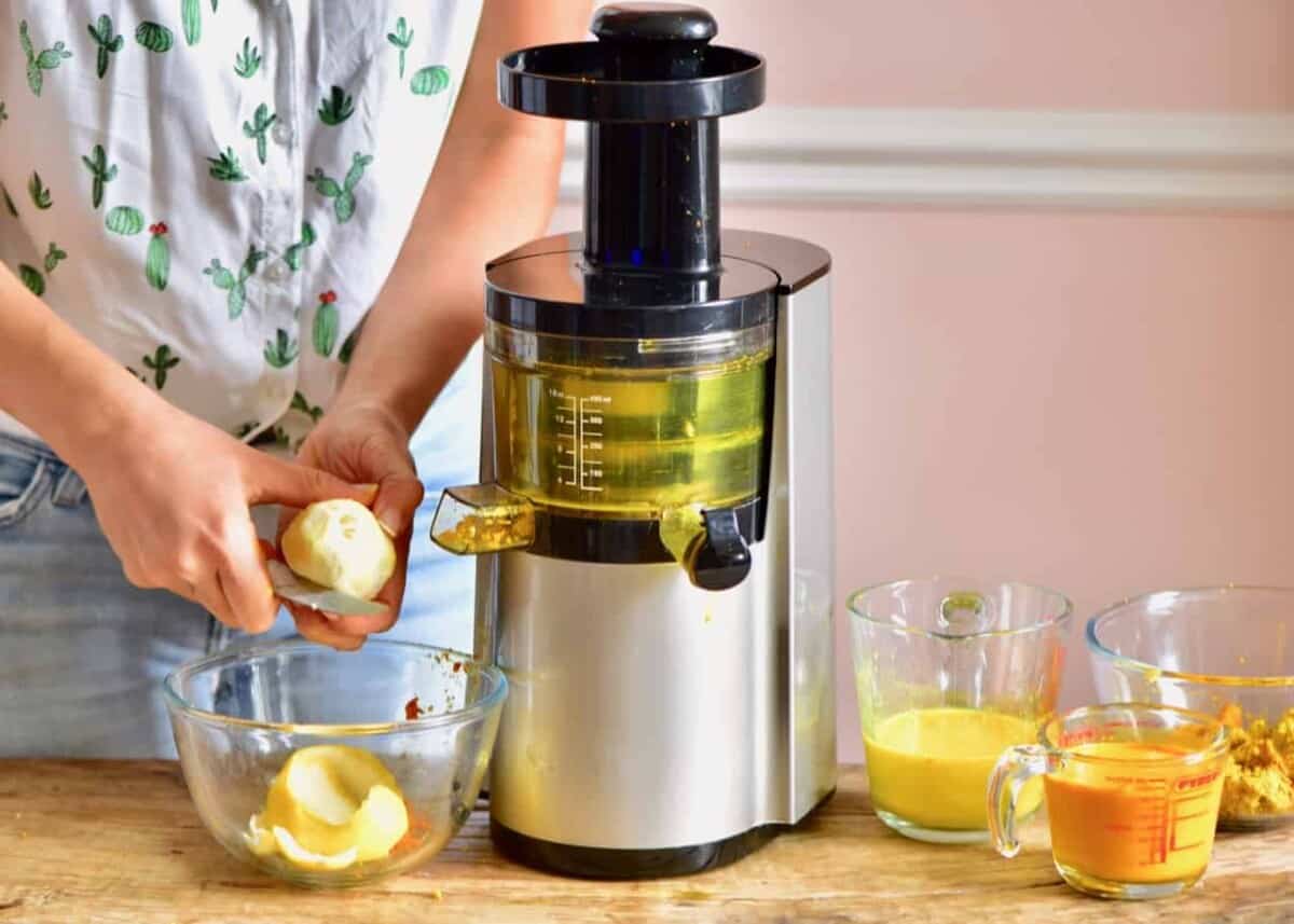 Ginger Turmeric Immune-Boosting Energy Shots (Juicer Recipe)