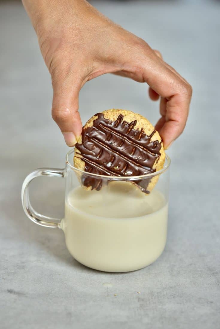 Healthy Chocolate Digestive Biscuits Recipe (Oat Cookies) - Alphafoodie