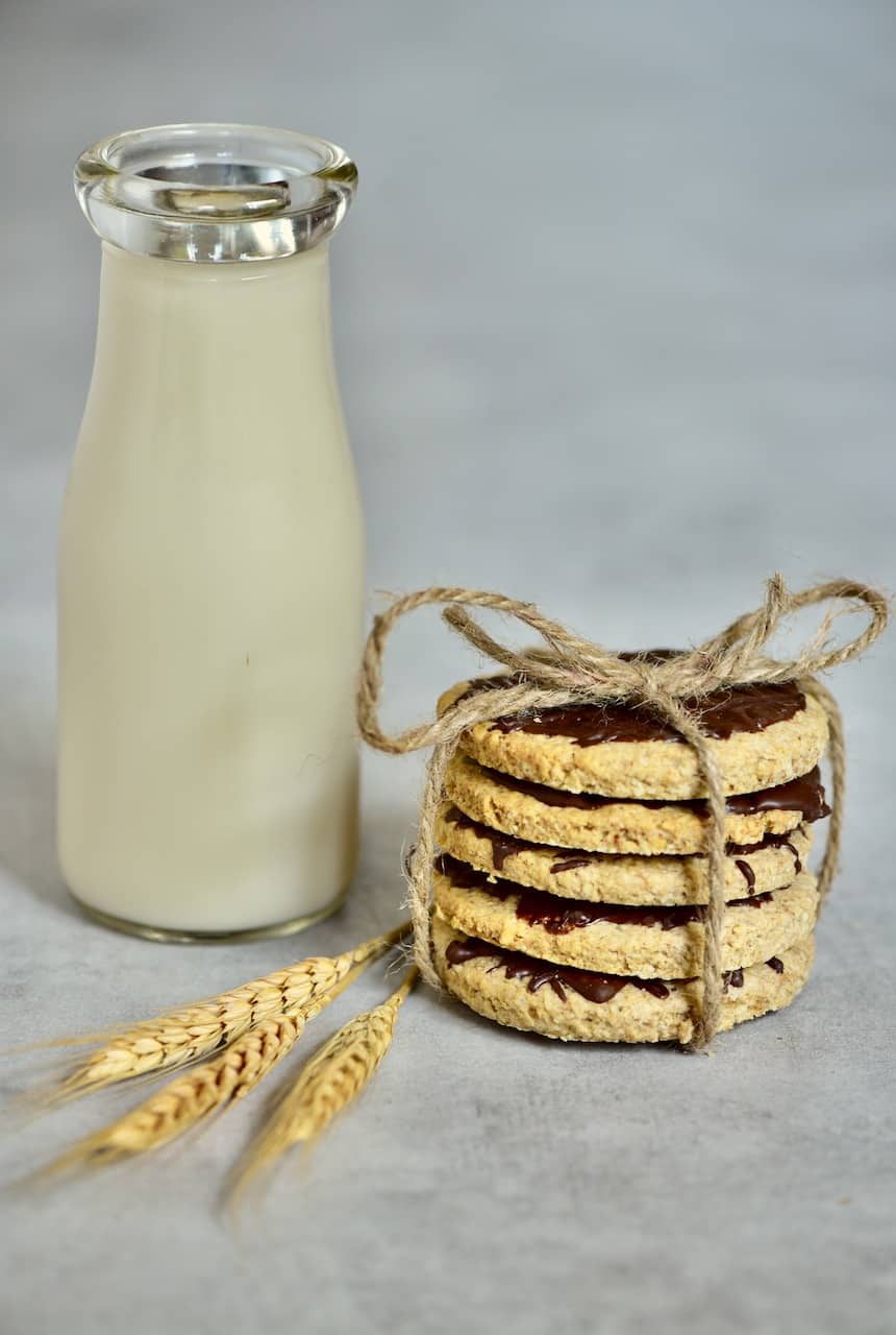 Healthy Chocolate Digestive Biscuits Recipe (Oat Cookies) - Alphafoodie