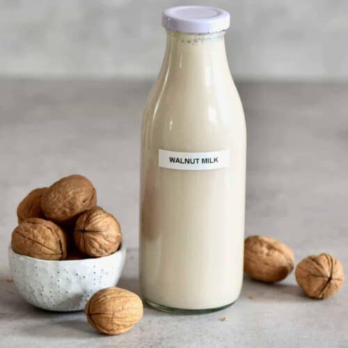 How To Make Homemade Walnut Milk - Alphafoodie
