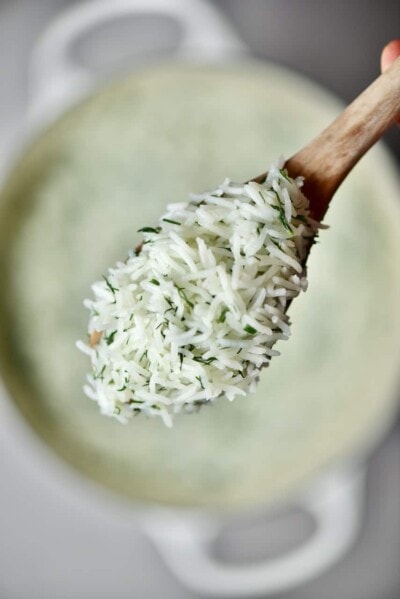 Persian Fluffy Basmati Dill Rice - Alphafoodie