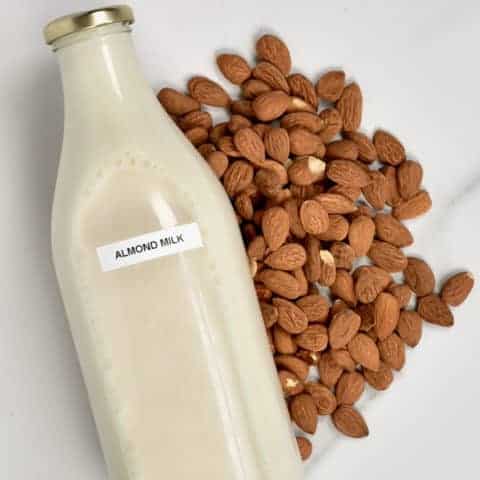 Zero Waste Homemade Almond Milk - Alphafoodie