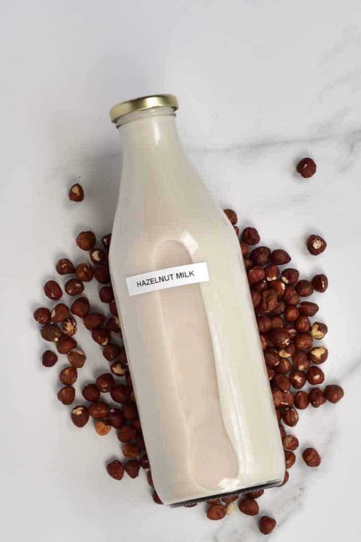 Simple DIY Homemade Hazelnut Milk ( Dairy-Free, GF) - Alphafoodie