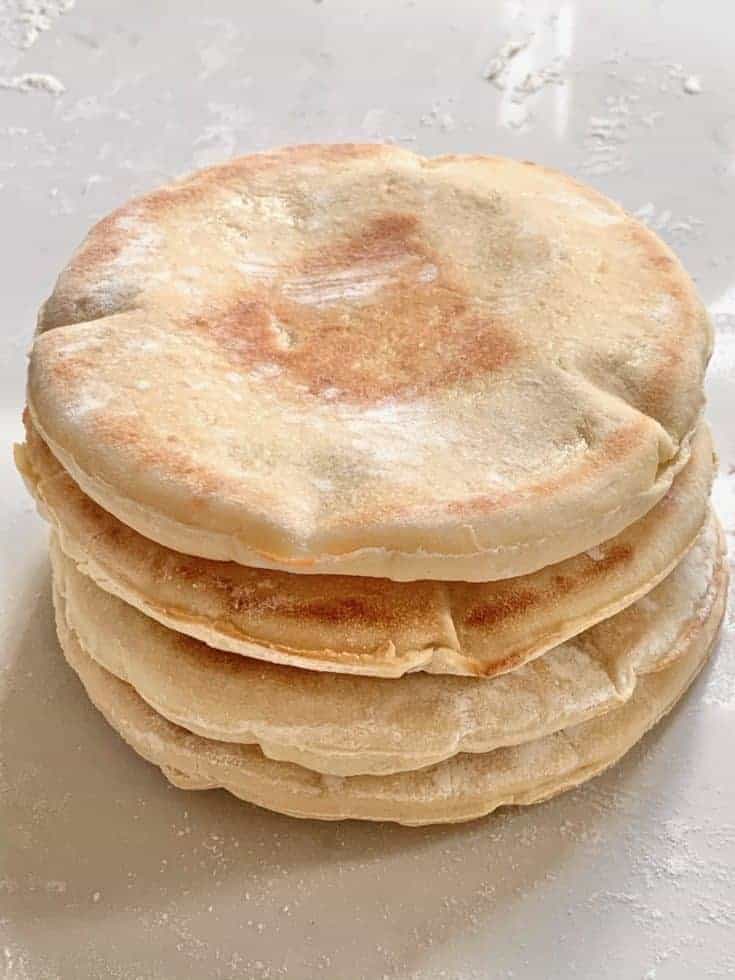 Easy Cheese Flatbread (Cheese Manakish) - Alphafoodie