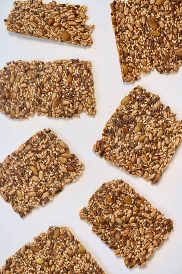 The Best Seed Cracker Recipe (GF, Vegan, Keto) - Alphafoodie