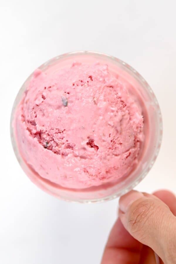 Yogurt And Raspberry Ice Cream (Naturally Sweetened) - Alphafoodie