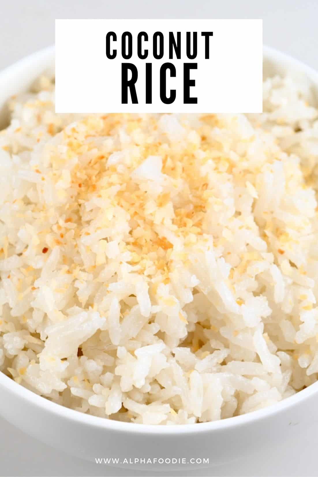 How to Cook the Perfect Coconut Rice - Alphafoodie