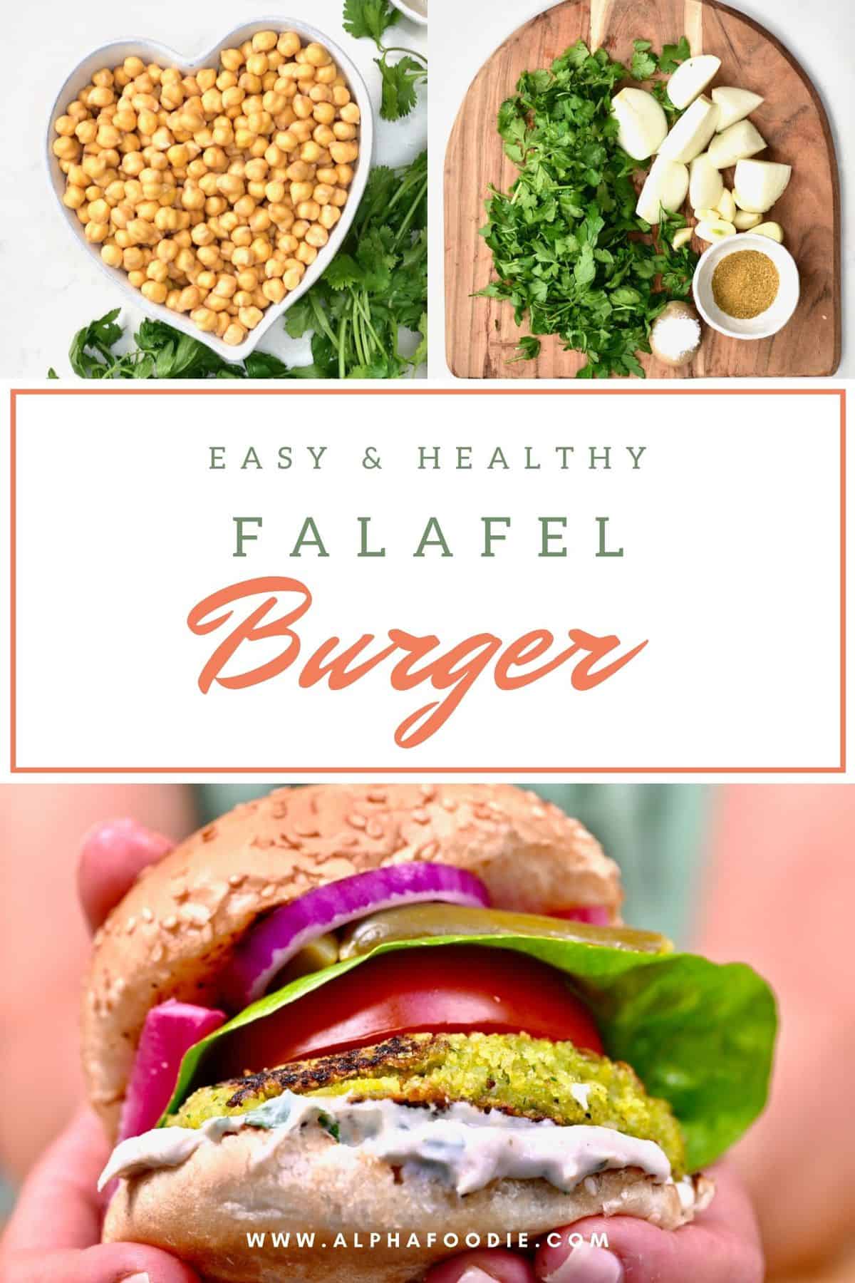Falafel Burgers - Alphafoodie