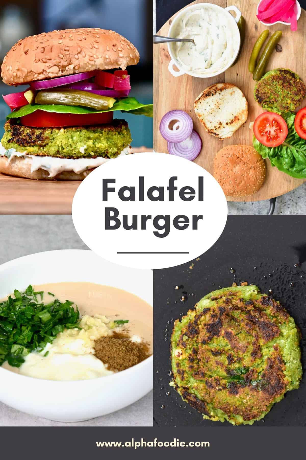 Falafel Burgers - Alphafoodie