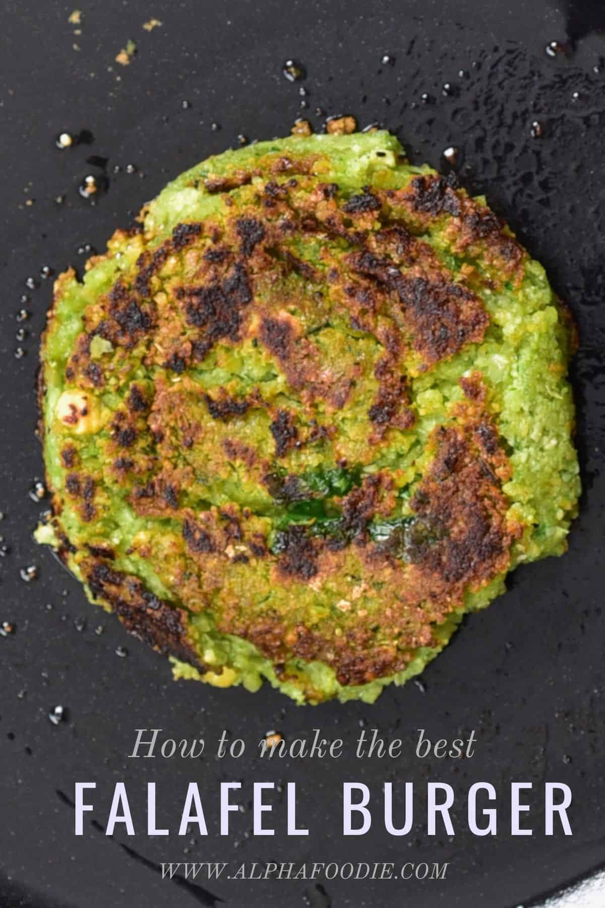 Falafel Burgers - Alphafoodie