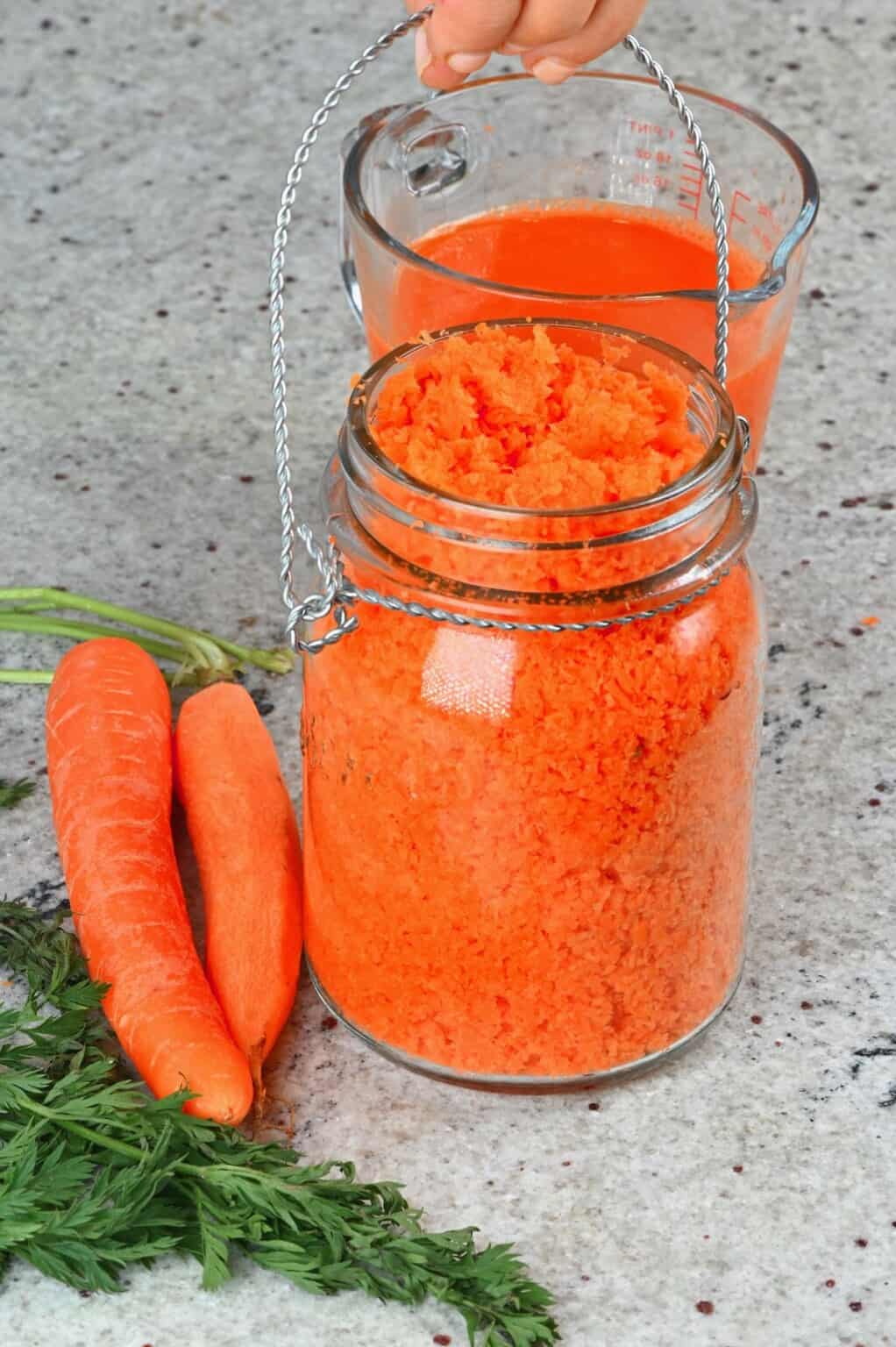 How To Juice Carrots 1 Ingredient Carrot Juice Recipe Alphafoodie
