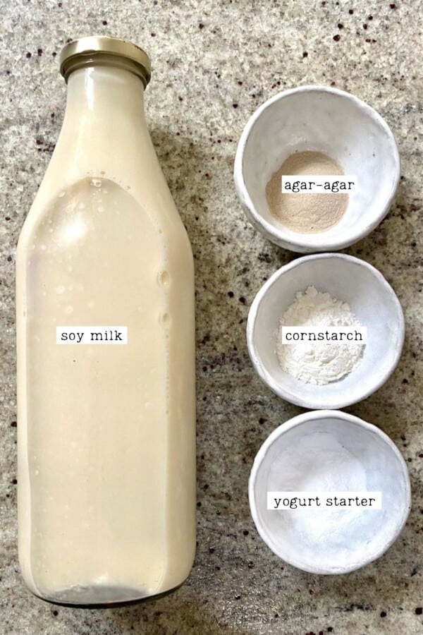 How To Make Soy Yogurt (Vegan Yogurt Recipe) - Alphafoodie
