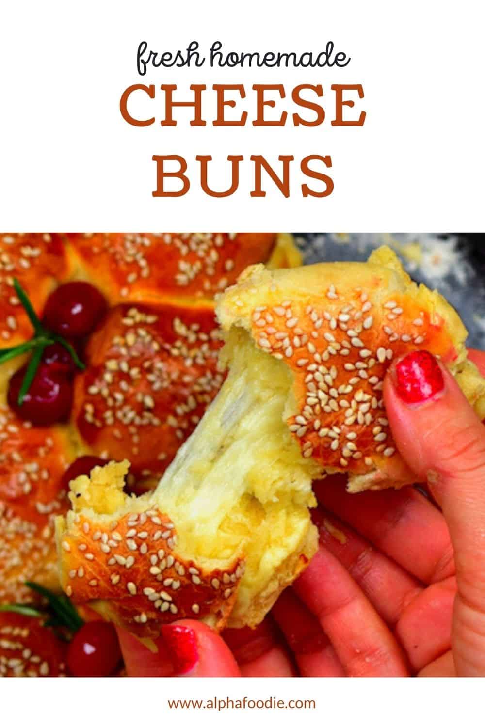 Christmas Tree Pull-Apart Bread (Cheese Buns) - Alphafoodie