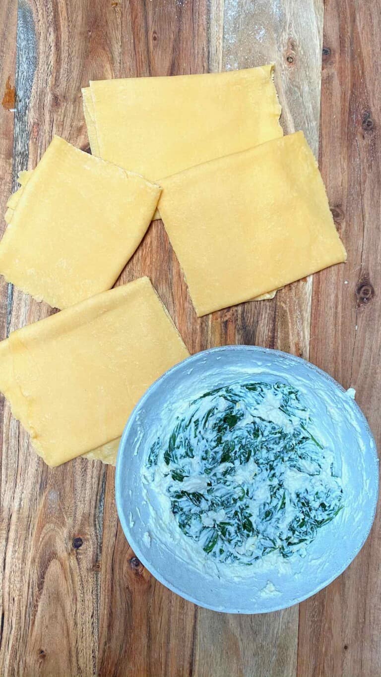 Homemade Ricotta And Spinach Ravioli - Alphafoodie