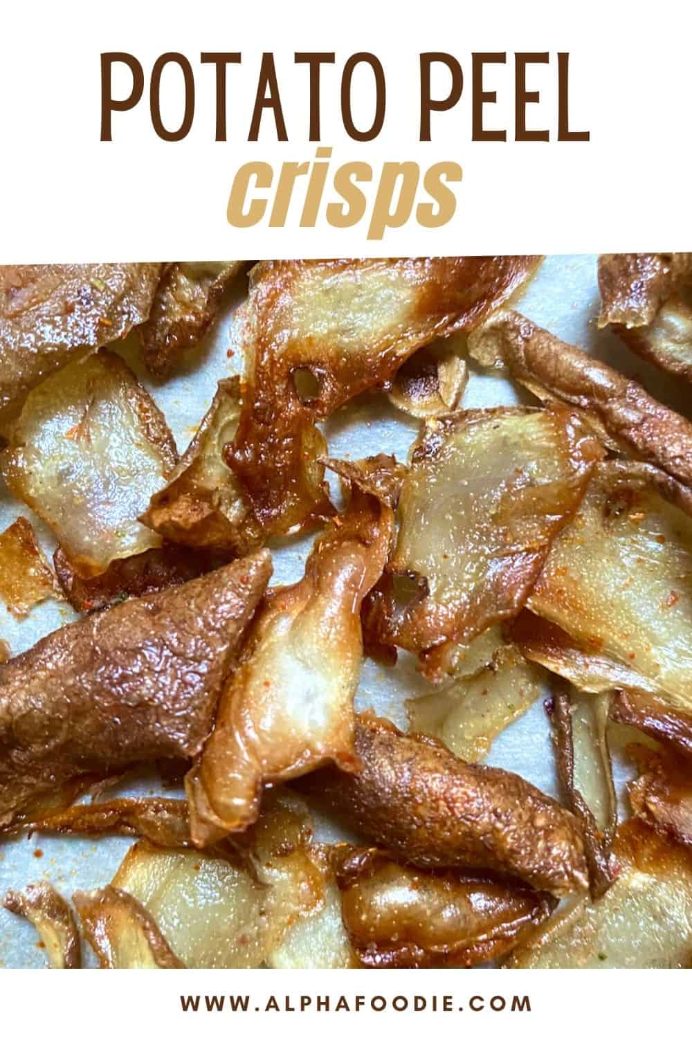 Homemade Baked Potato Skin Chips - Alphafoodie