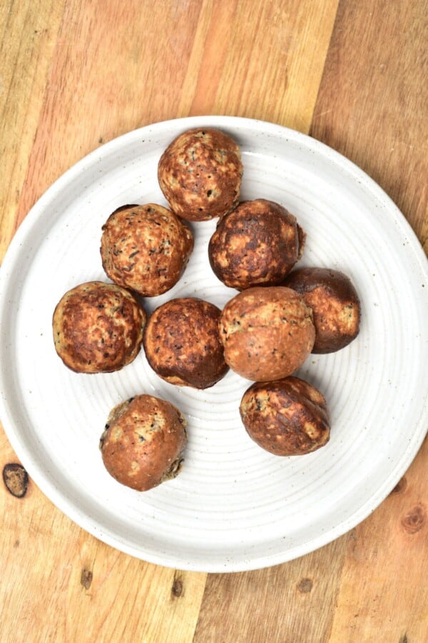 Aebleskiver Danish Pancakes (Blueberry Mini Pancake Balls) - Alphafoodie