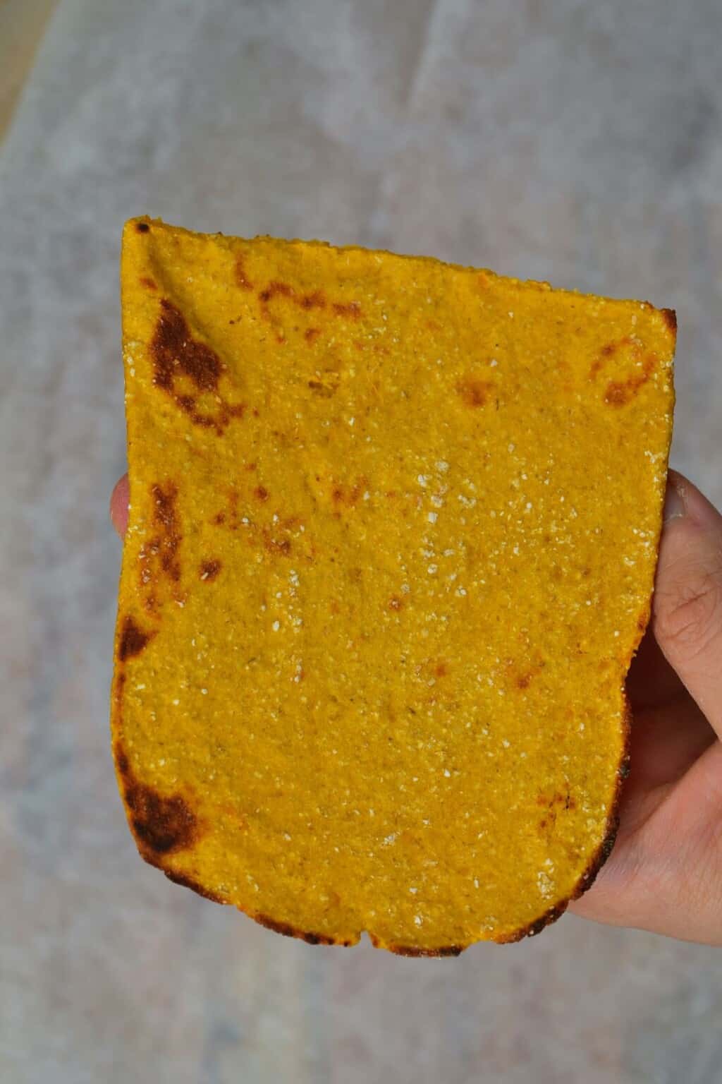 2-Ingredient Sweet Potato Flatbread (Gluten-free) - Alphafoodie