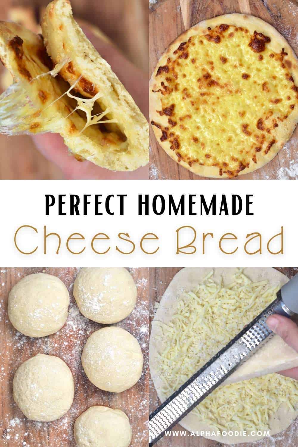 Easy Cheese Flatbread (Cheese Manakish) - Alphafoodie