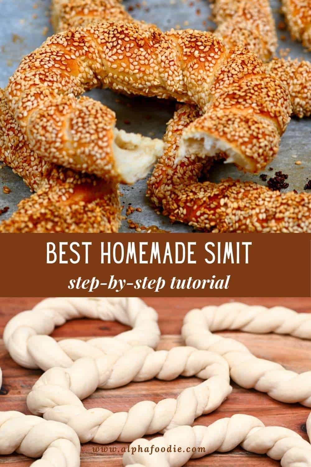 How To Make Simit (Turkish Bagel) - Alphafoodie
