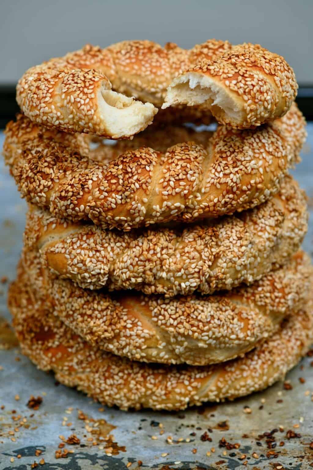 How To Make Simit (Turkish Bagel) - Alphafoodie