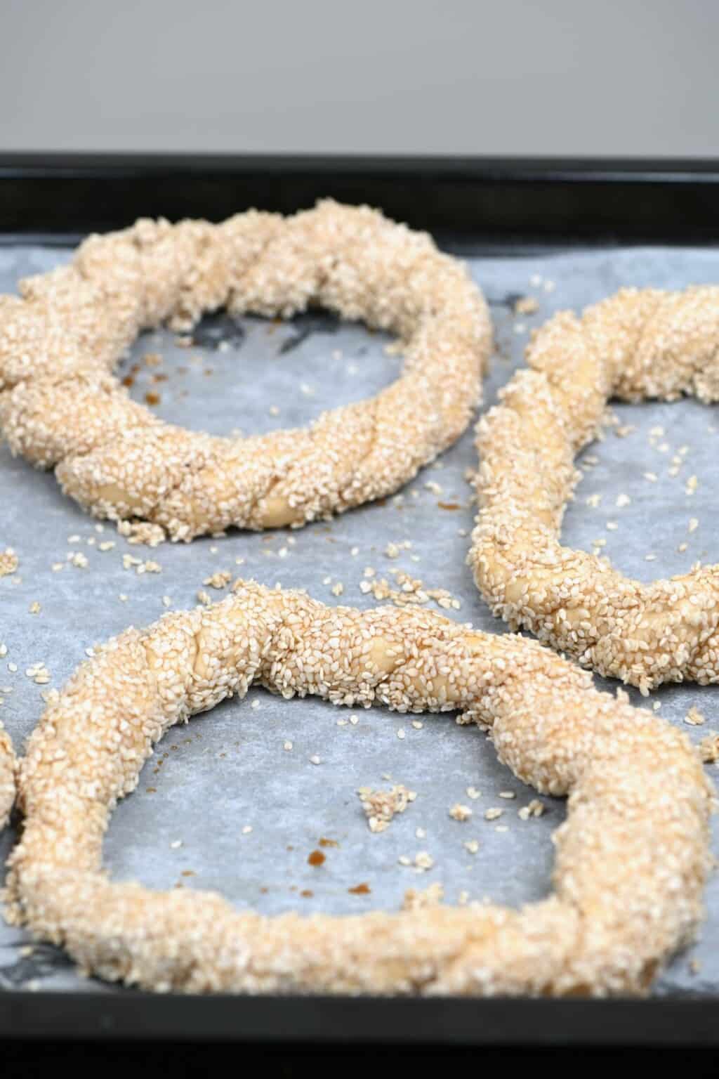 How To Make Simit (Turkish Bagel) - Alphafoodie