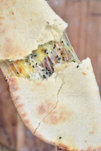 Easy Cheese Flatbread (Cheese Manakish) - Alphafoodie