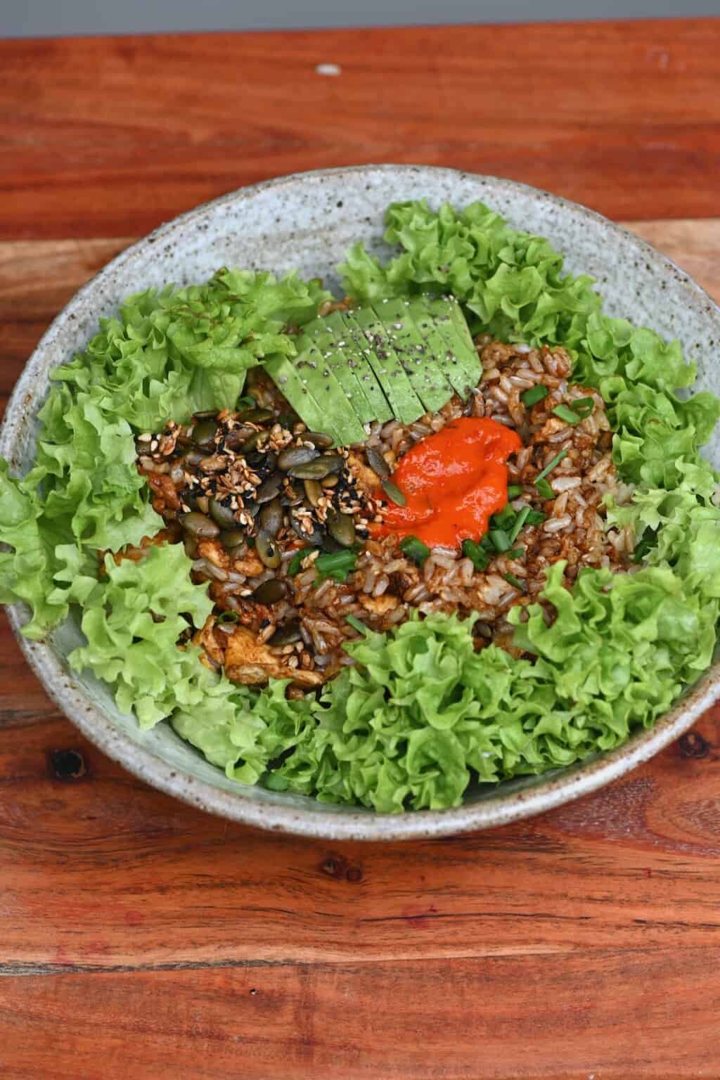 Simple Breakfast Fried Rice with Egg - Alphafoodie