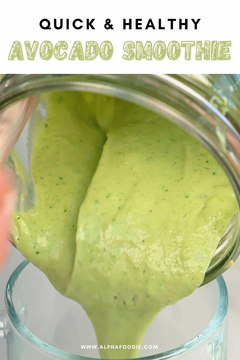 Creamy Banana Avocado Smoothie Recipe - Alphafoodie