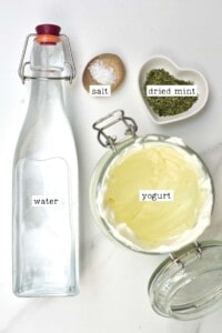 How To Make Ayran / Doogh (Salty Yogurt Drink) - Alphafoodie