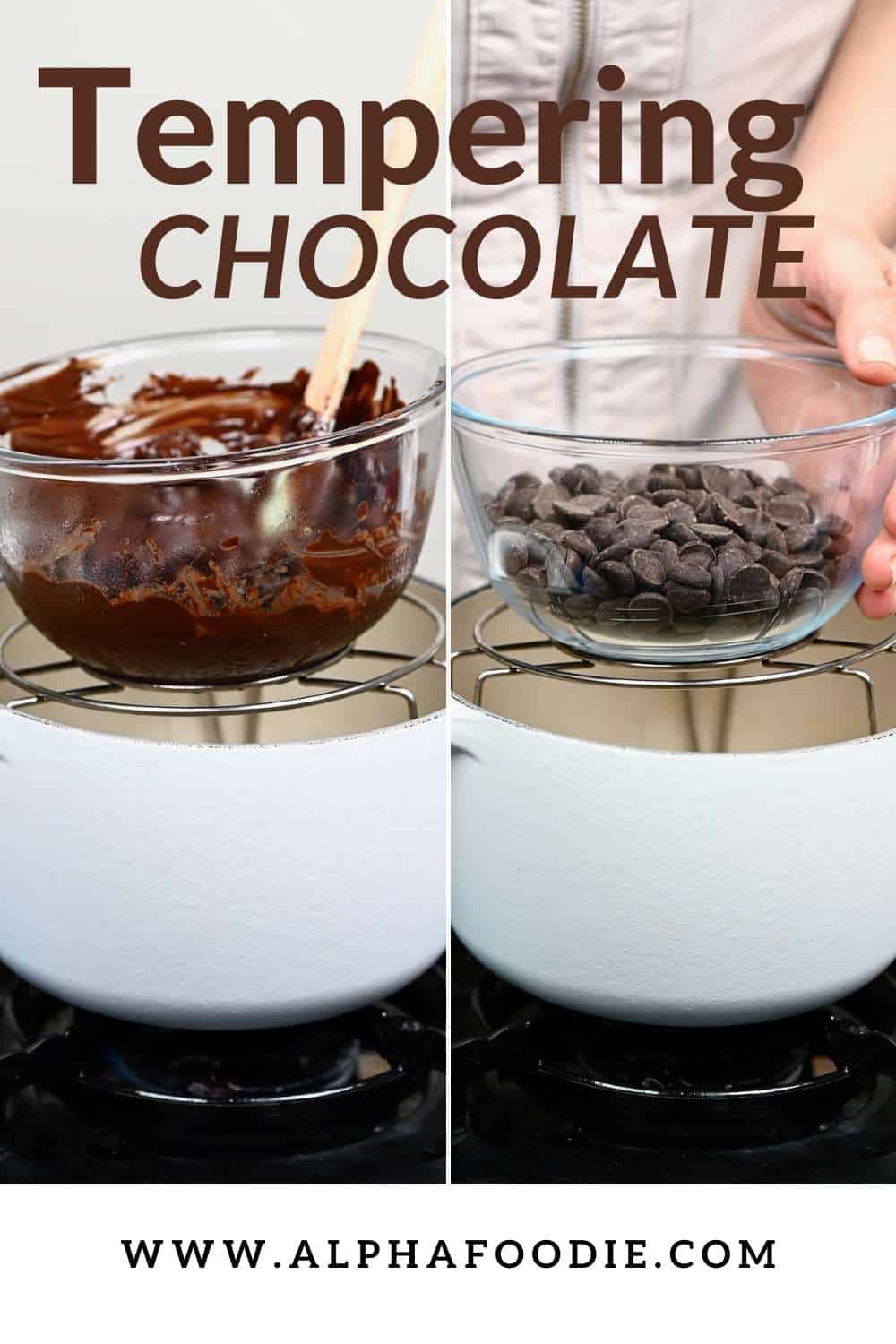 How to Temper Chocolate (3 Methods) - Alphafoodie
