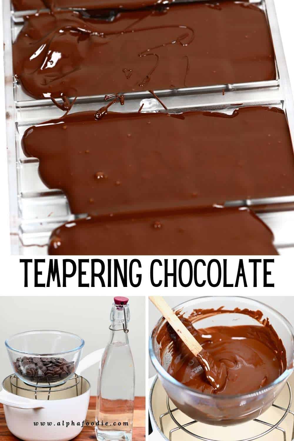 How to Temper Chocolate (3 Methods) - Alphafoodie