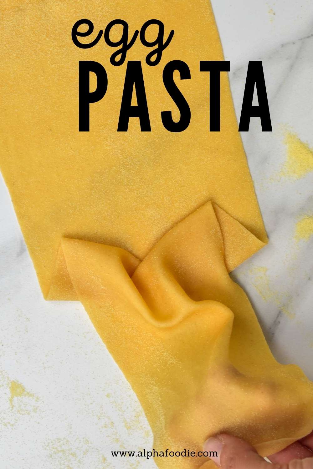 How To Make Homemade Pasta (Egg Pasta) - Alphafoodie