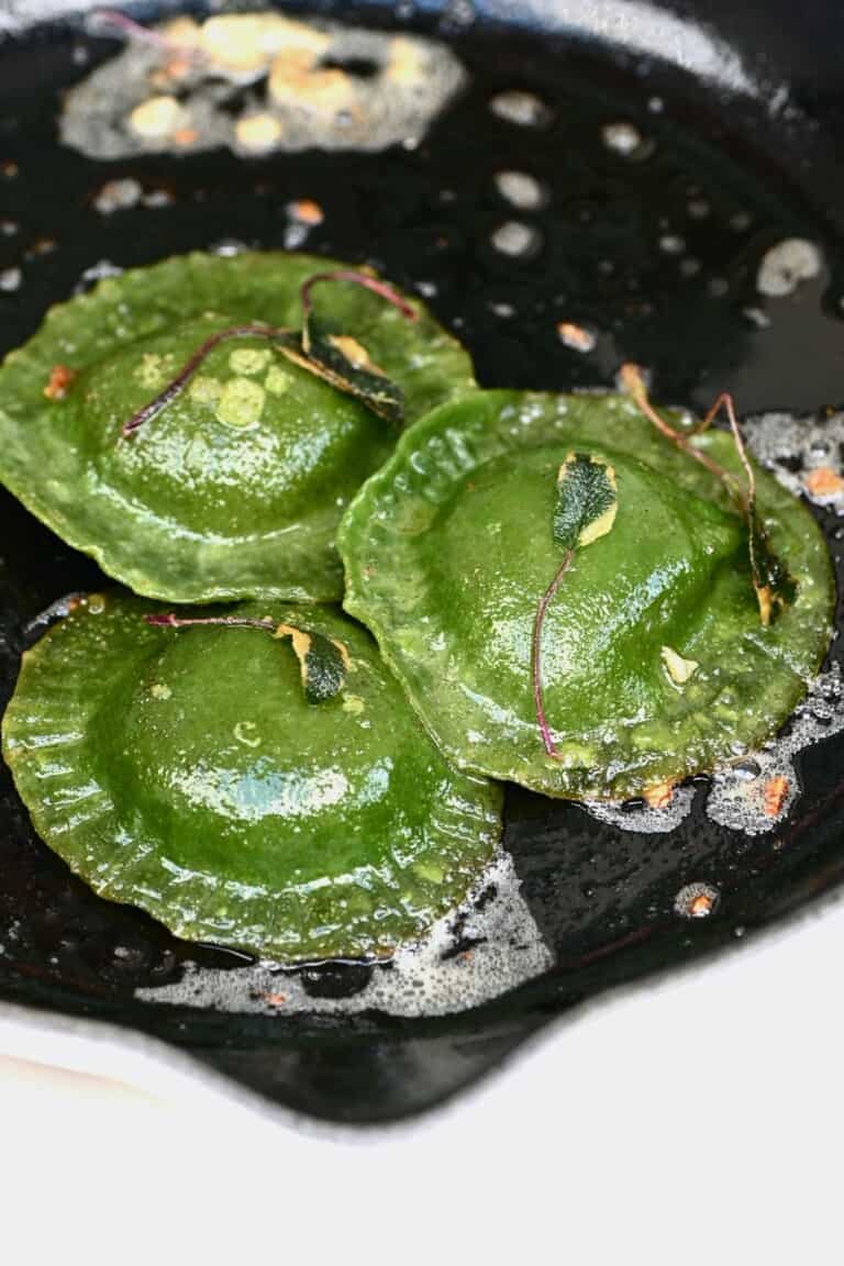 Homemade Egg Yolk Ravioli (Raviolo al Uovo) - Alphafoodie