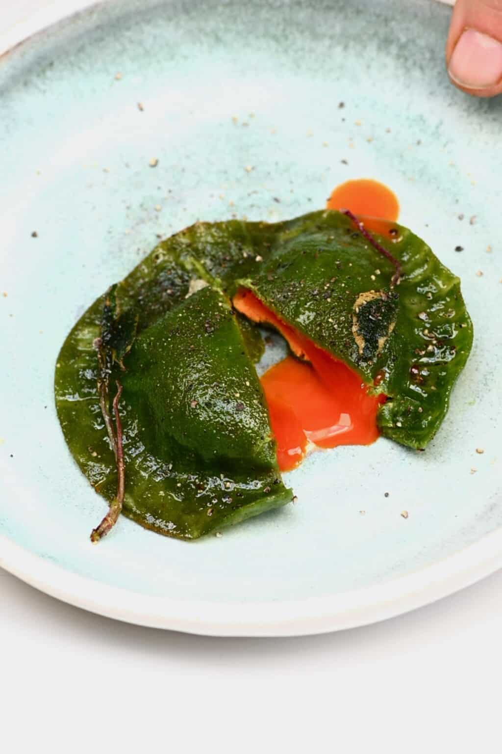 Homemade Egg Yolk Ravioli (Raviolo al Uovo) - Alphafoodie