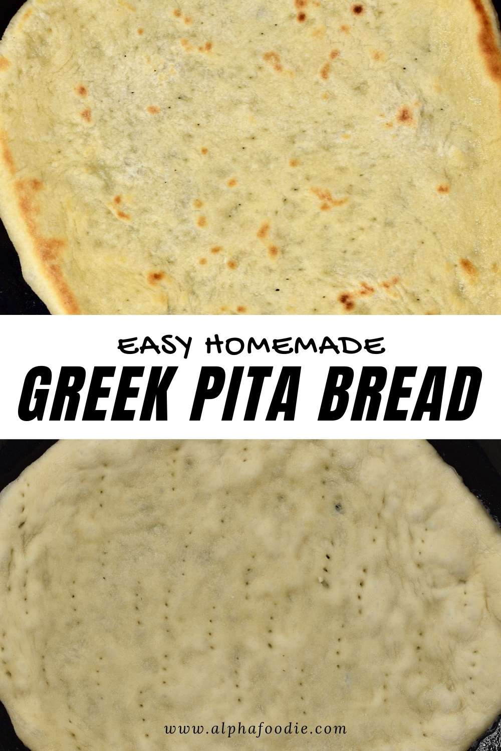 How to Make Greek Pita (Gyro Bread) - Alphafoodie