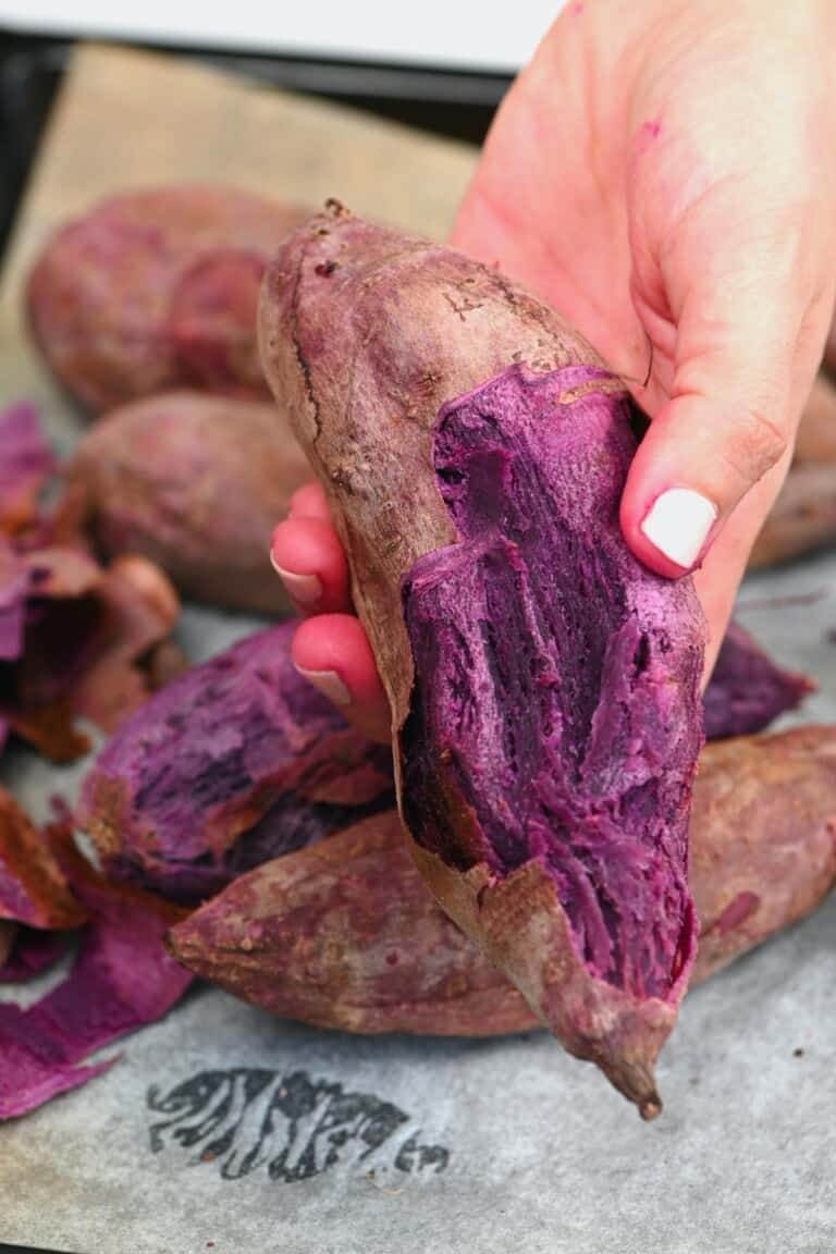 How to Make Ube Powder / Purple Sweet Potato Powder - Alphafoodie