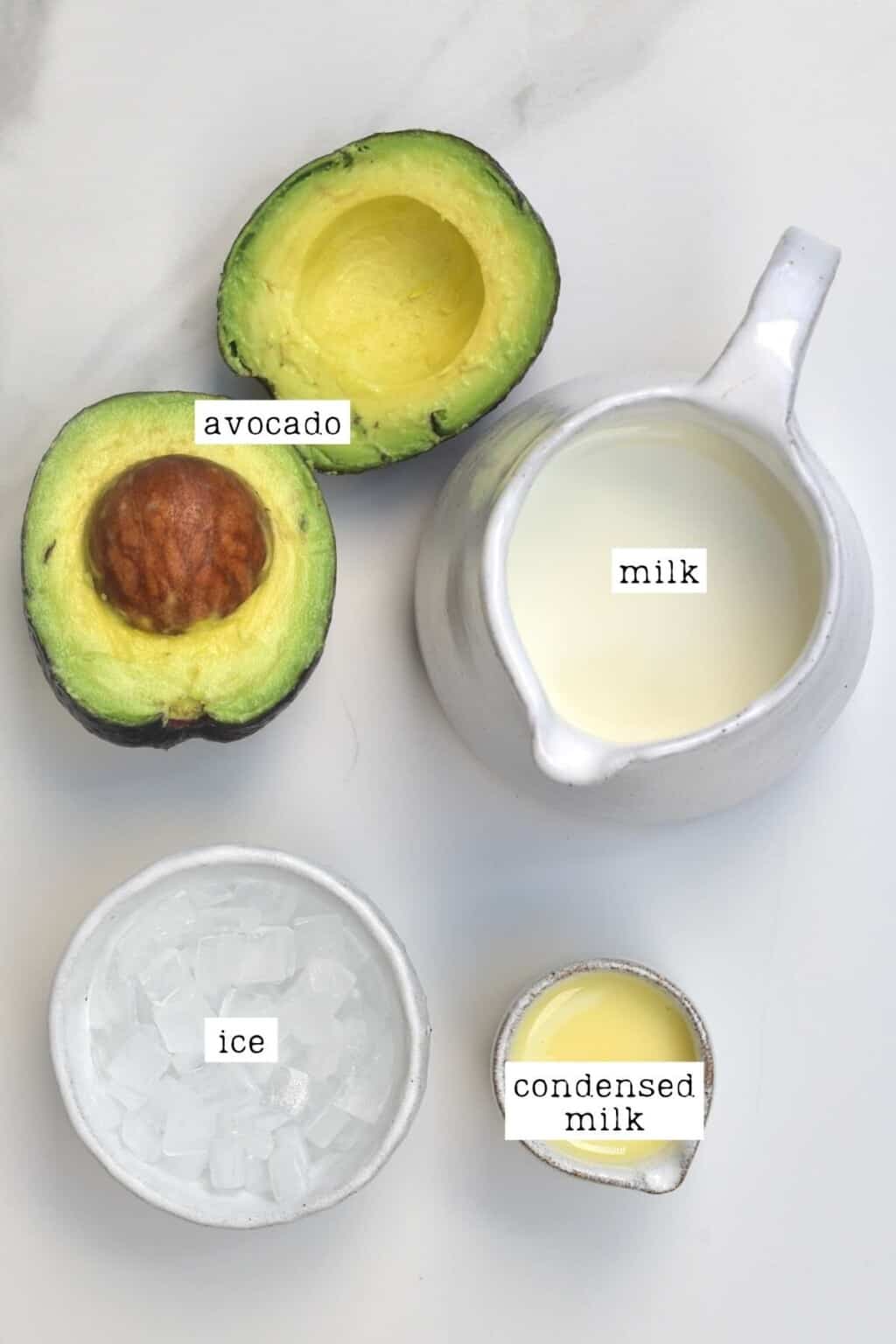 Vietnamese Avocado Shake (Sinh To Bo/ Avocado Milk) - Alphafoodie