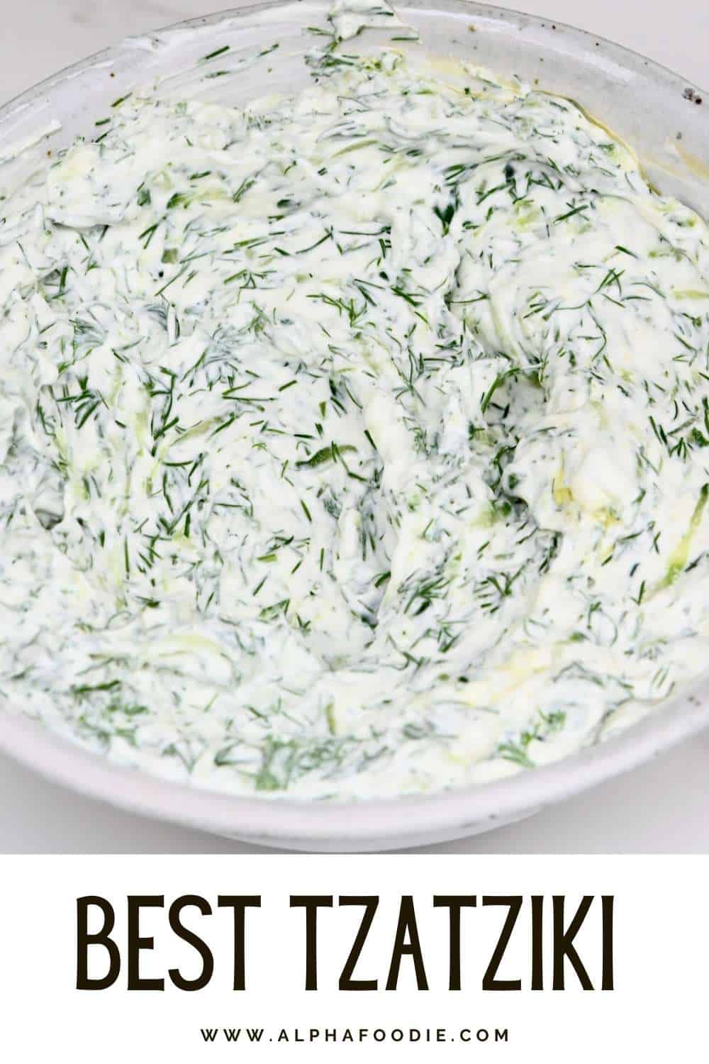 Tzatziki Sauce Recipe (Authentic & Easy) - Alphafoodie