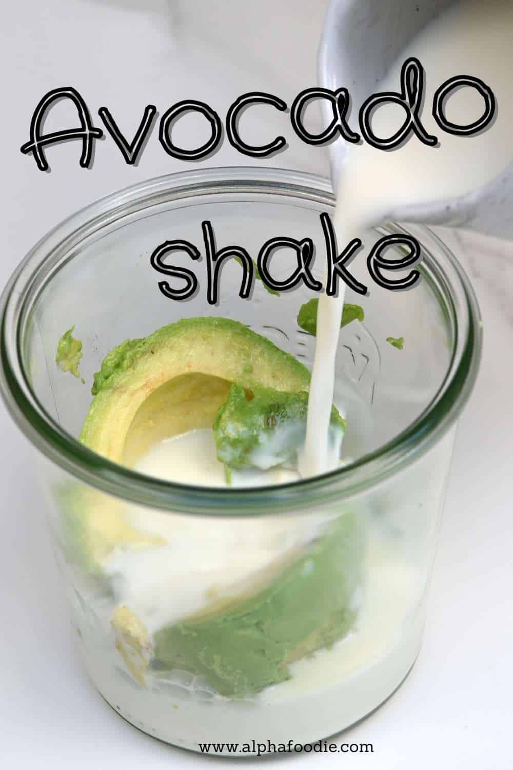 Vietnamese Avocado Shake (Sinh To Bo/ Avocado Milk) - Alphafoodie
