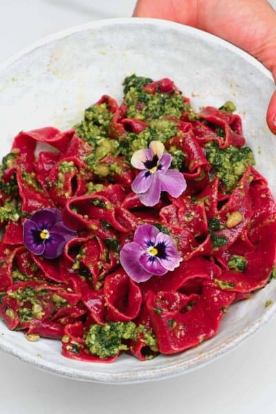 How to Make Beet Pasta (Pink Pasta Recipe) - Alphafoodie