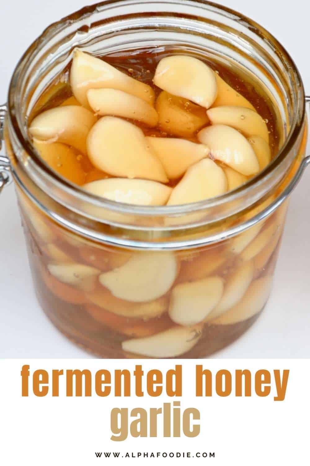 How to Make Fermented Garlic Honey - Alphafoodie