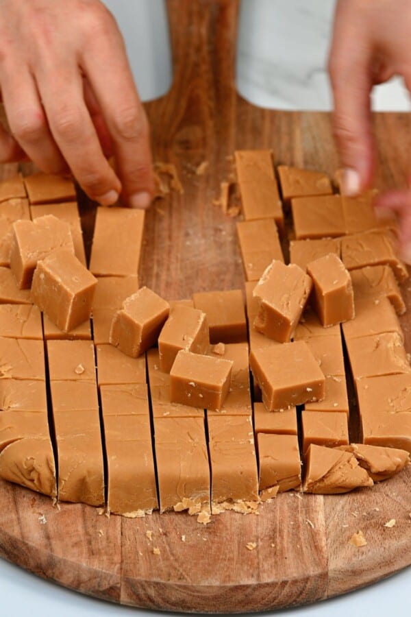 Easy Homemade Caramel Fudge - Alphafoodie