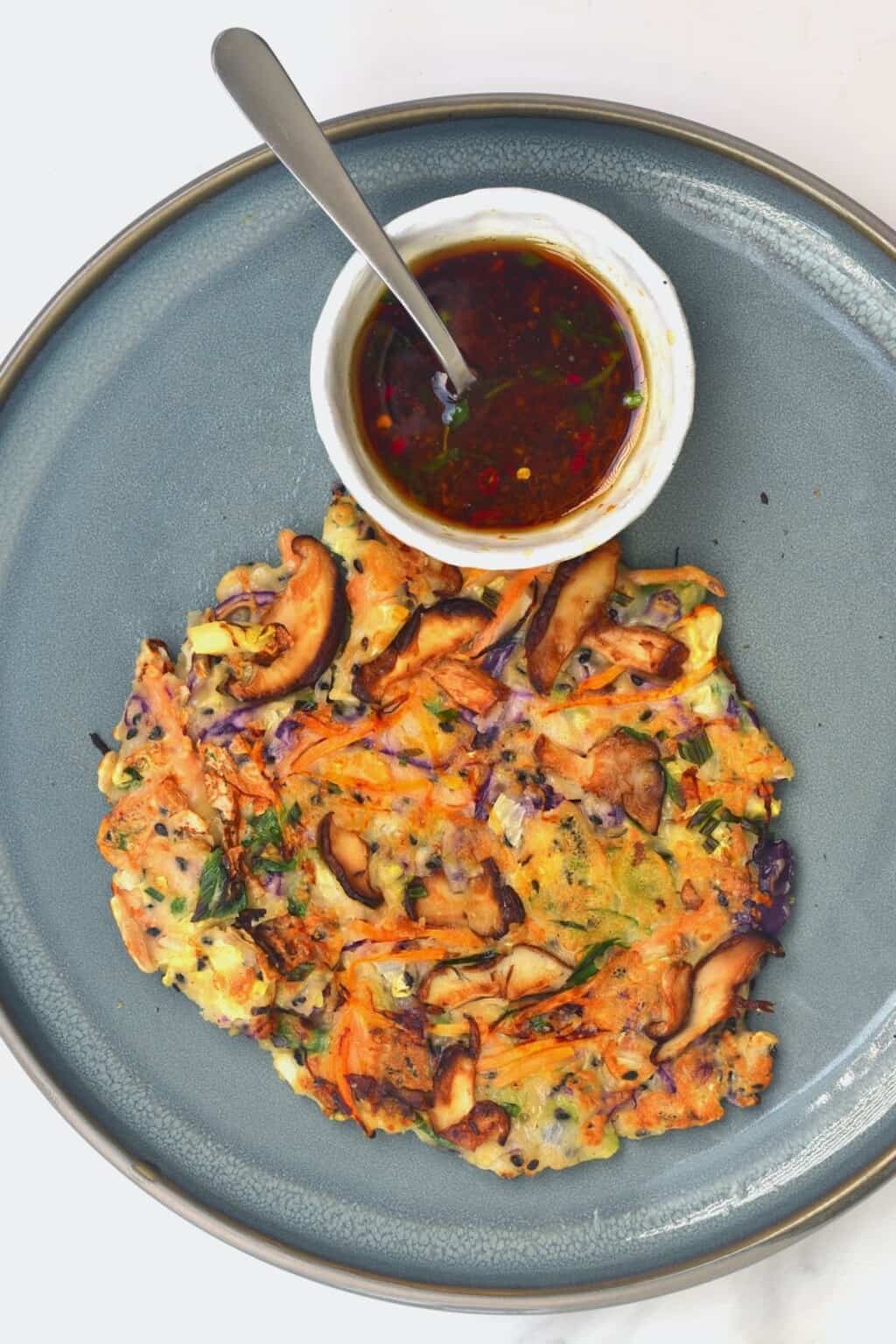 Korean Vegetable Pancake (Buchimgae/Pajeon) - Alphafoodie