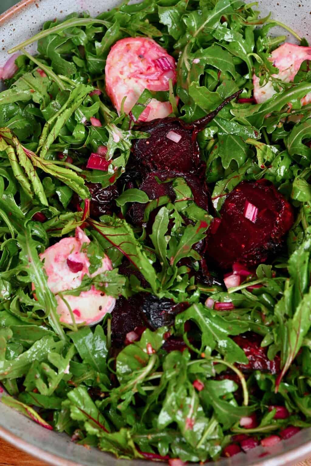 Roasted Beet Salad with Goat Cheese - Alphafoodie