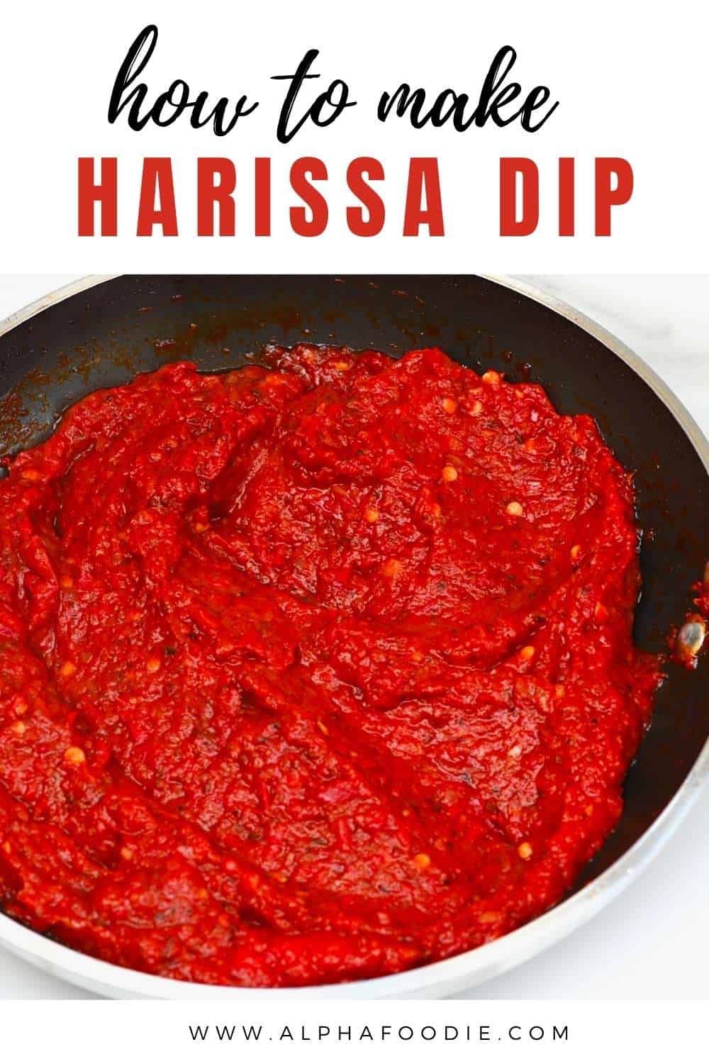 How to Make Harissa Sauce (Harissa Paste) - Alphafoodie