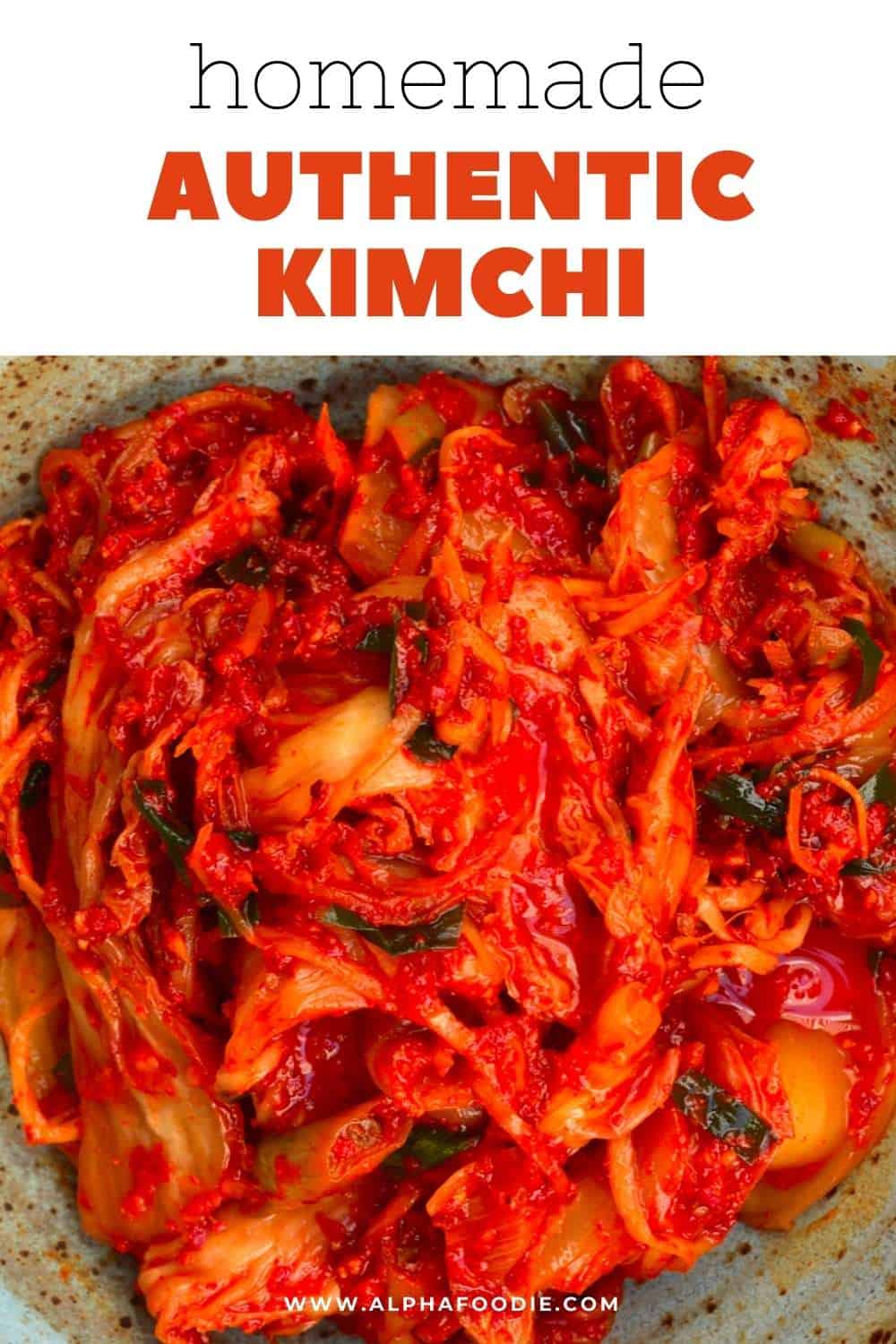 Napa Cabbage Kimchi (Korean Baechu-Kimchi) - Alphafoodie