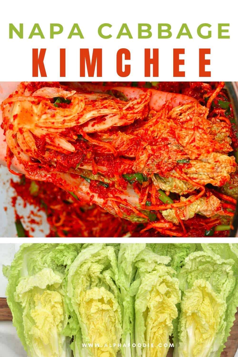 Napa Cabbage Kimchi (Korean Baechu-Kimchi) - Alphafoodie